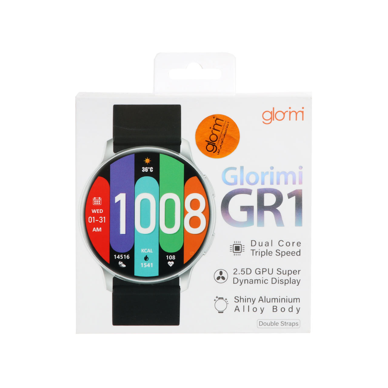 ساعت هوشمند شیائومی Glorimi مدل GR1 - مشکی خاکستری (گارانتی شش ماهه شرکتی) - فروشگاه - پنل ...