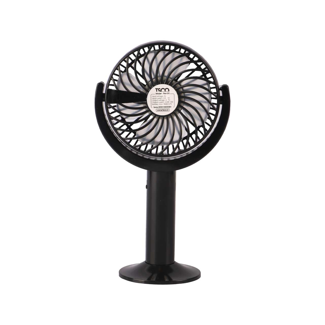 مینی پنکه شارژی تسکو مدل T Fan 01 - مشکی - فروشگاه - پنل فروشگاهی eways