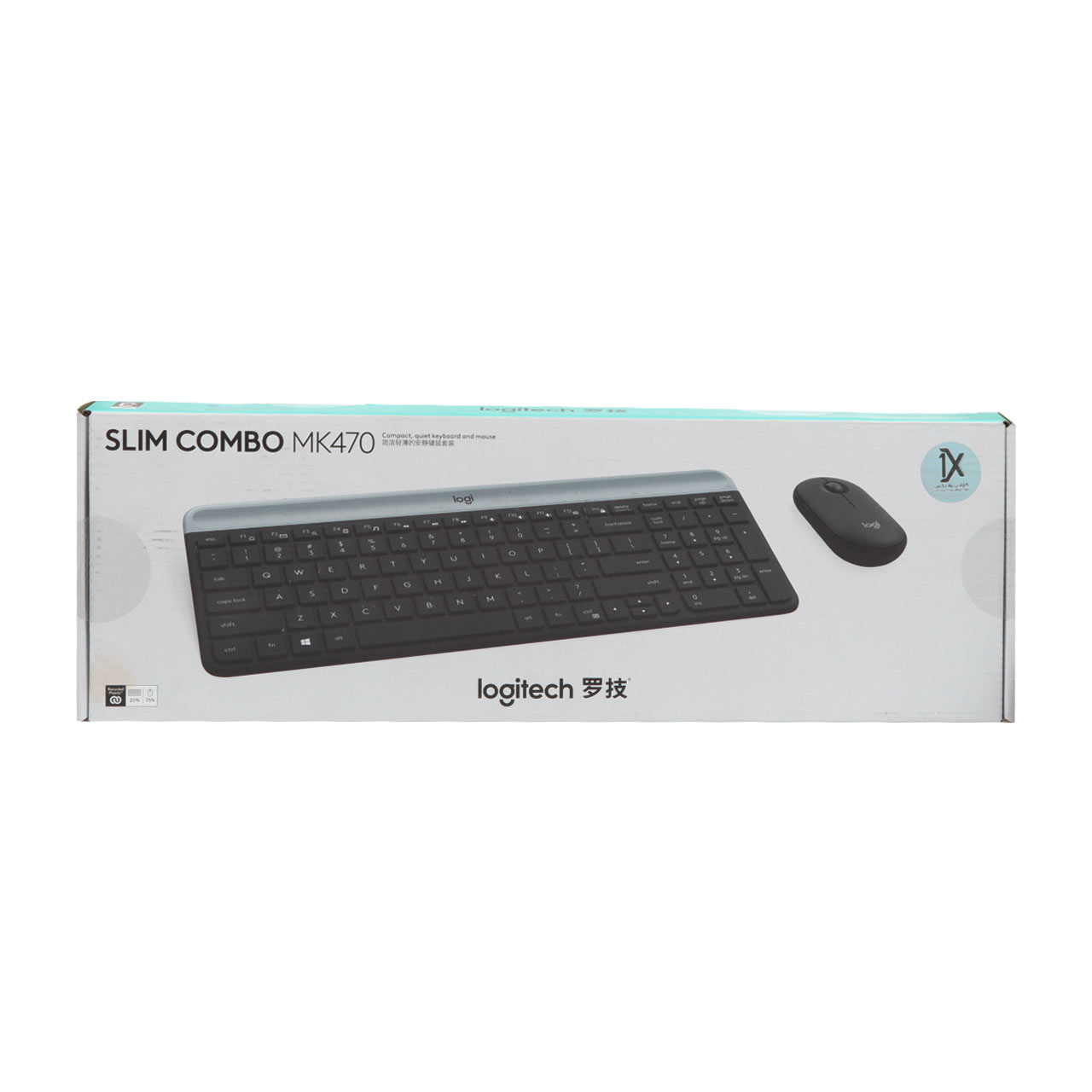 کیبورد و ماوس بی سیم Logitech مدل Slim Combo MK 470 - مشکی (گارانتی ...