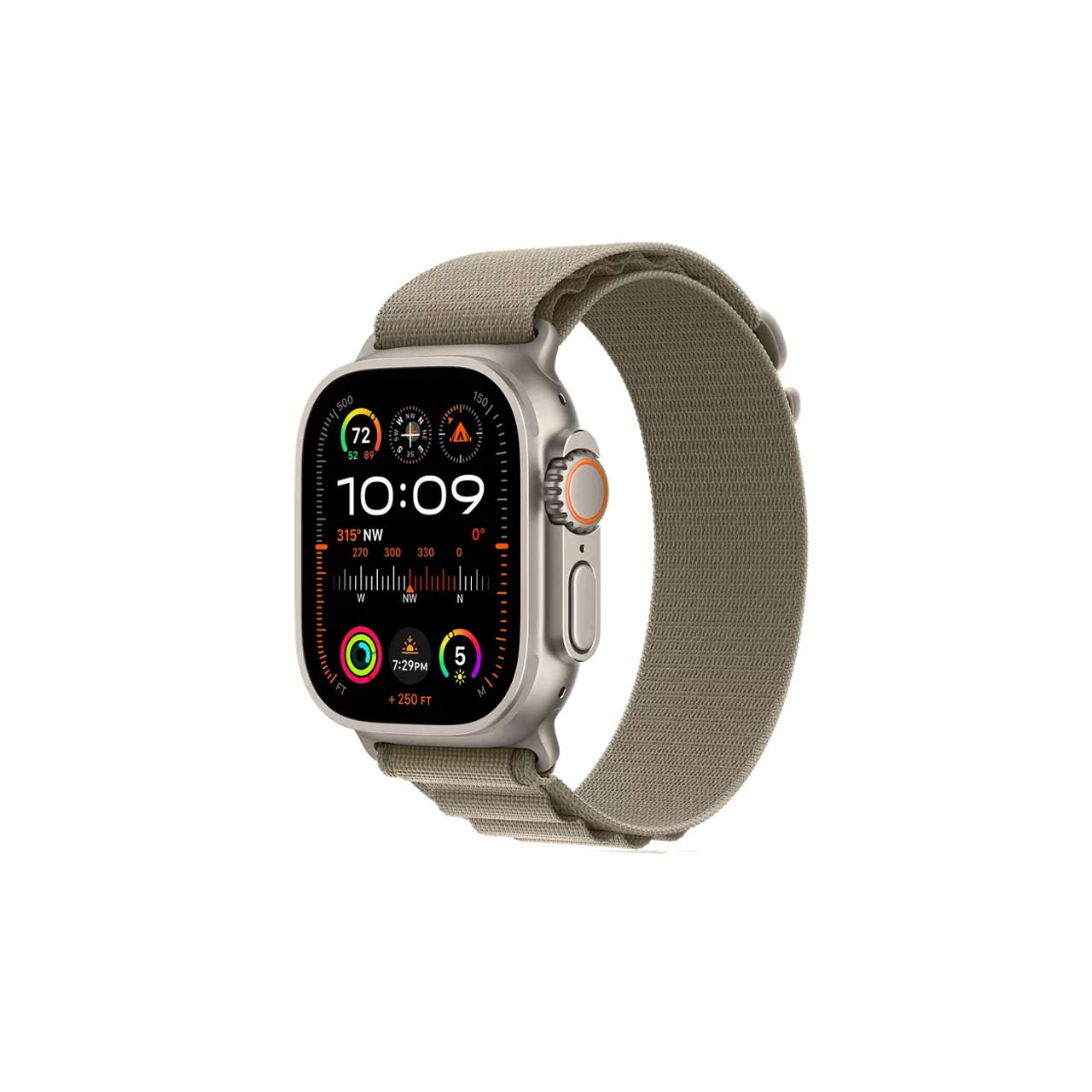 ساعت هوشمند اپل واچ Ultra 2 مدل Titanium Olive Alpine loop-49MM MREY3LL ...