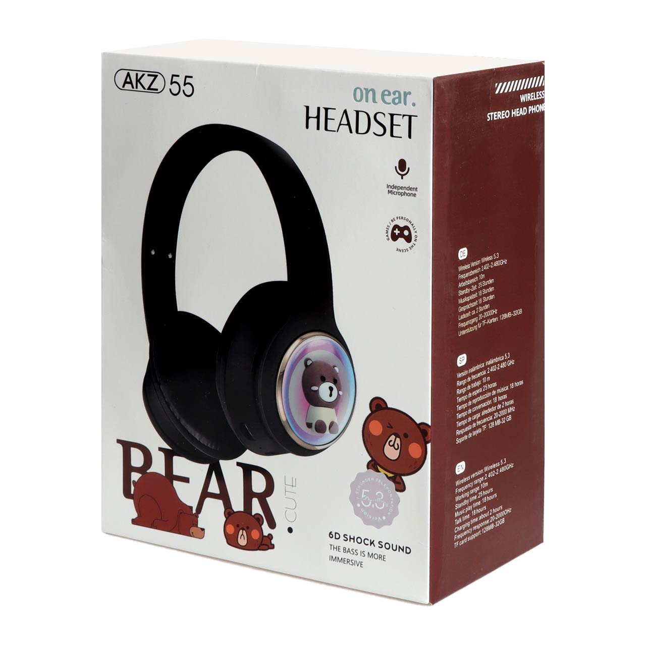 هدفون بی سیم On ear مدل AKZ 55 - صورتی - فروشگاه - پنل فروشگاهی eways