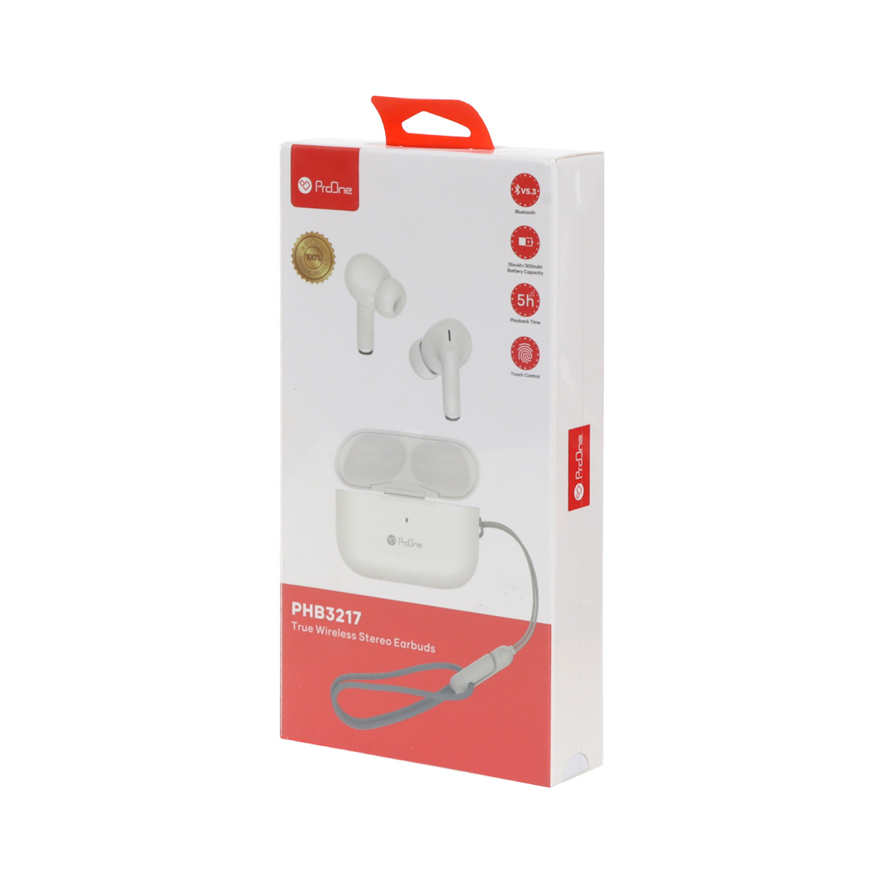 ایرفون بی سیم ProOne مدل PHB3217 - سفید - فروشگاه - پنل فروشگاهی eways