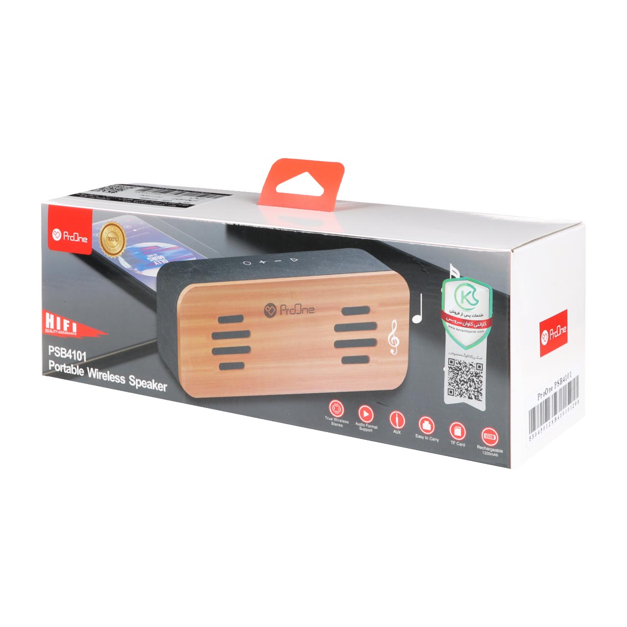 اسپیکر بی سیم ProOne مدل PSB4101 - قرمز - فروشگاه - پنل فروشگاهی eways