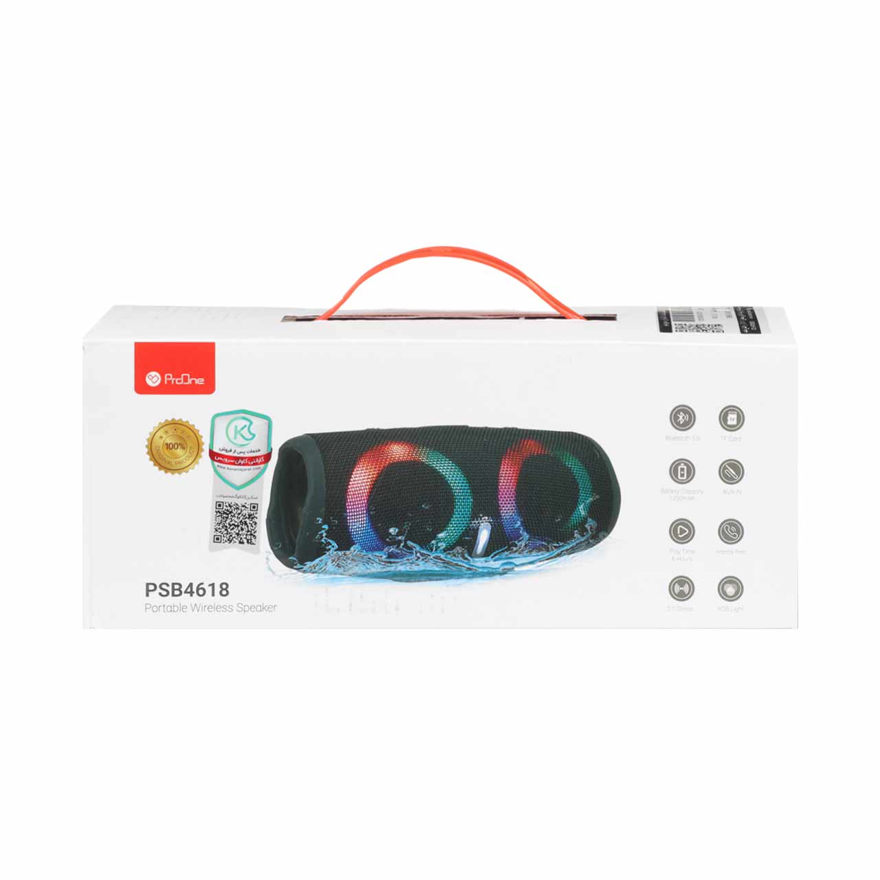 اسپیکر بی سیم ProOne مدل PSB4618 - مشکی - فروشگاه - پنل فروشگاهی eways