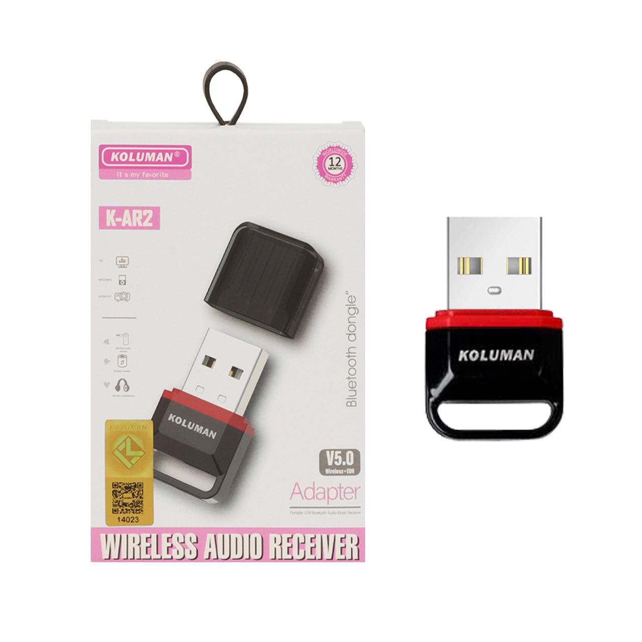 دانگل بلوتوث Koluman مدل K-AR2 - مشکی (گارانتی یکساله PMC) - فروشگاه - پنل فروشگاهی eways