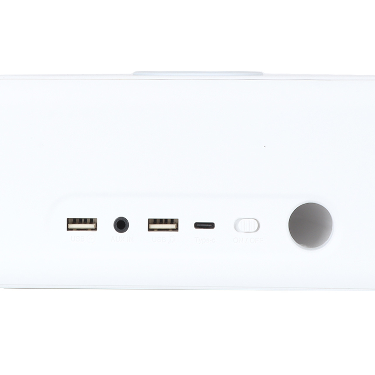 اسپیکر و شارژر وایرلس DINLINE مدل DW-300 - سفید - فروشگاه - پنل فروشگاهی eways