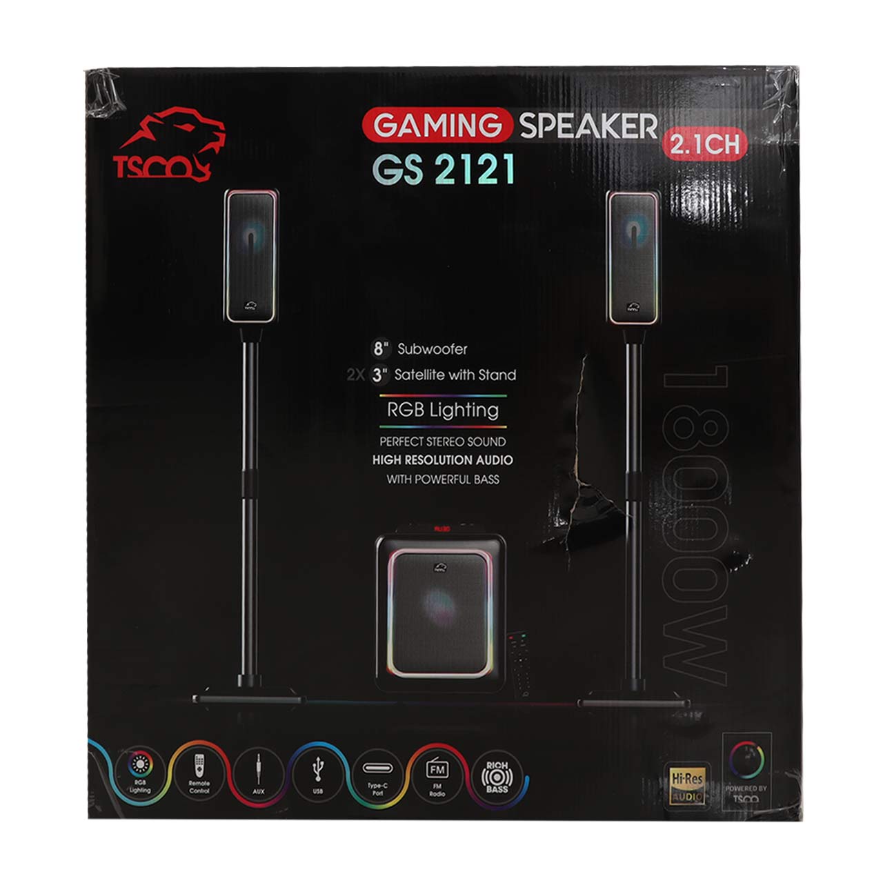 اسپیکر بی سیم گیمینگ Tsco مدل GS 2121 - مشکی (پک ضعیف) - فروشگاه - پنل فروشگاهی eways