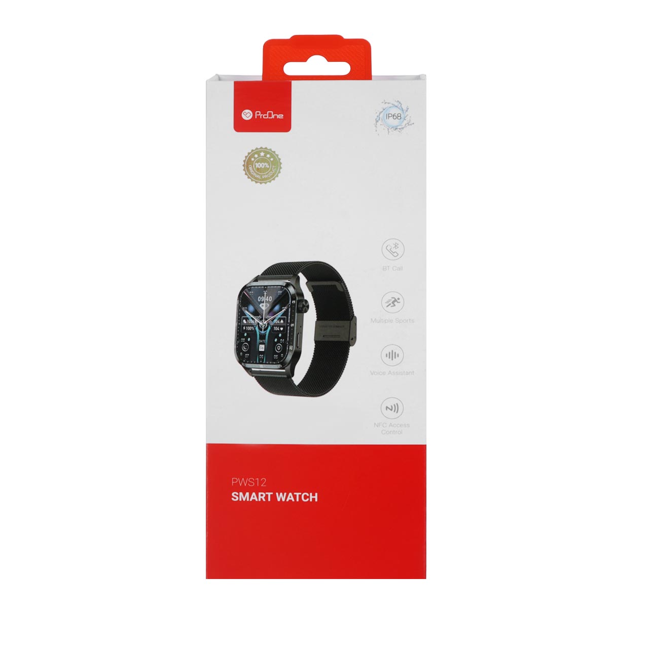 ساعت هوشمند ProOne مدل PWS12 Smart Watch - مشکی - فروشگاه - پنل فروشگاهی eways