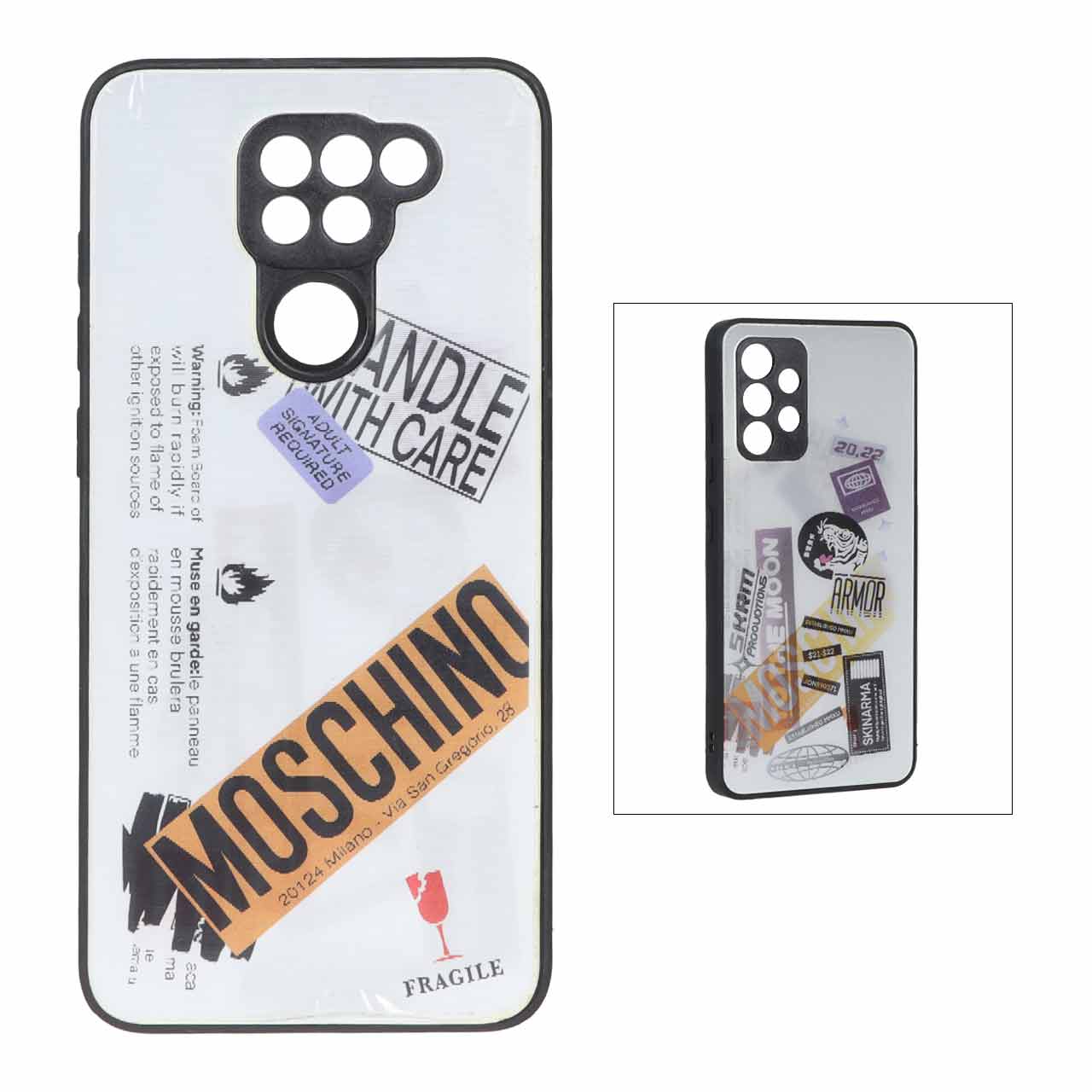 قاب هولوگرافیک سه بعدی محافظ لنزدار Xiaomi Redmi Note 9 / Redmi 10X 5G ...