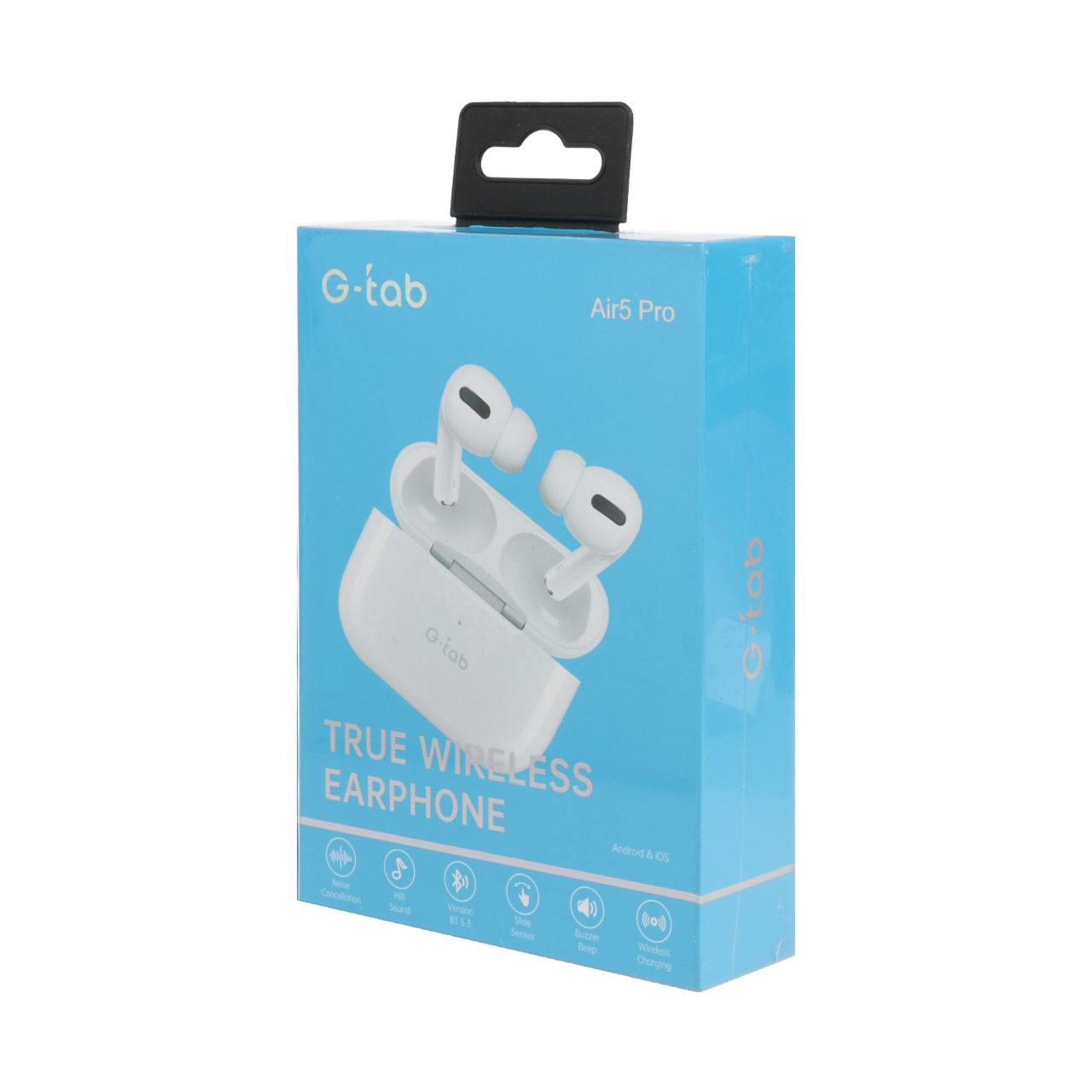 ایرفون بی سیم G-tab مدل Air5 Pro - سفید آبی (گارانتی 18 ماهه شرکتی) - فروشگاه - پنل فروشگاهی eways