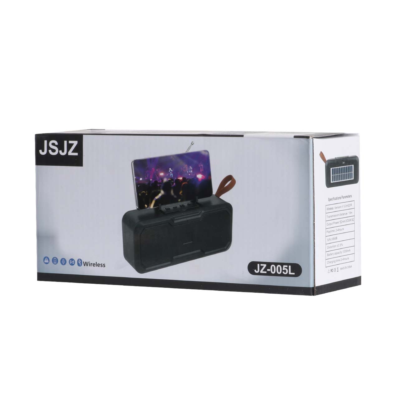 اسپیکر بی سیم JSJZ مدل JZ-005L - مشکی - MMS - فروشگاه - پنل فروشگاهی eways