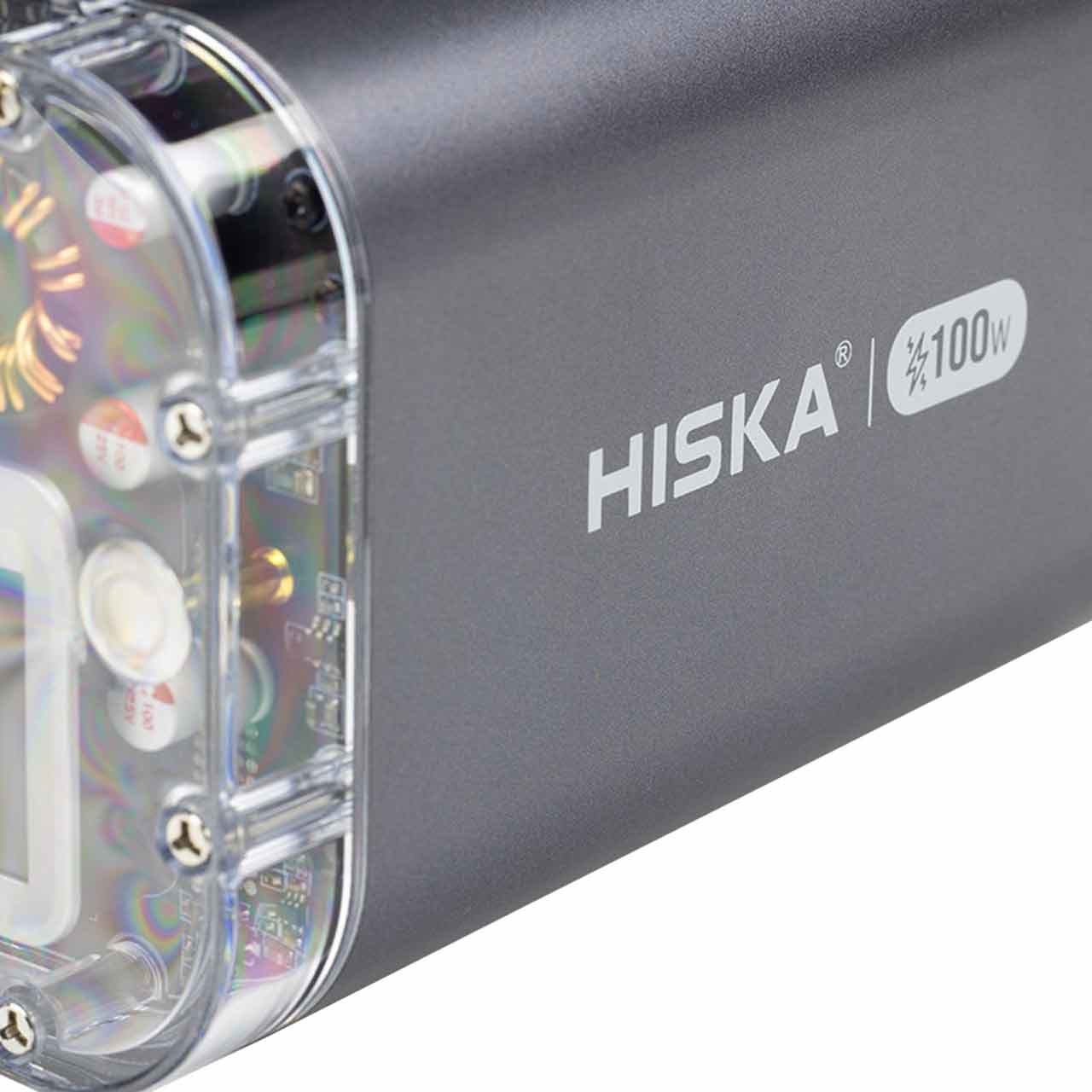 پاوربانک (PD و فست شارژ) Hiska 100W 40000mAh مدل HP-444PD - مشکی - فروشگاه - پنل فروشگاهی eways