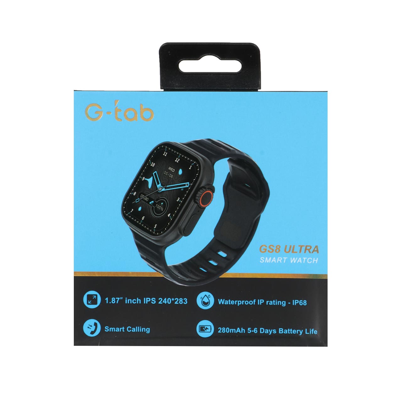 ساعت هوشمند G-tab مدل GS8 ULTRA - نارنجی - فروشگاه - پنل فروشگاهی eways