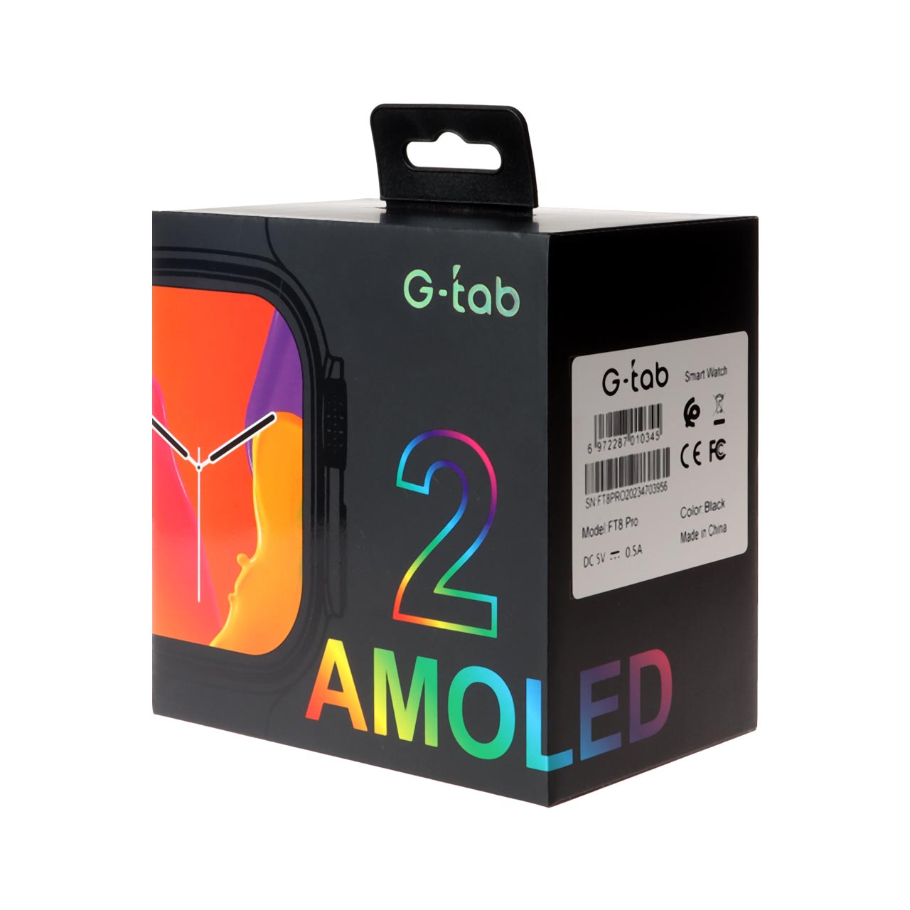 ساعت هوشمند G-tab مدل FT8 Pro - مشکی - GRM - فروشگاه - پنل فروشگاهی eways