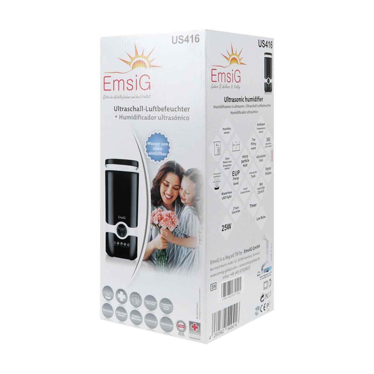 دستگاه بخور سرد EmsiG مدل US416 - مشکی - فروشگاه - پنل فروشگاهی eways