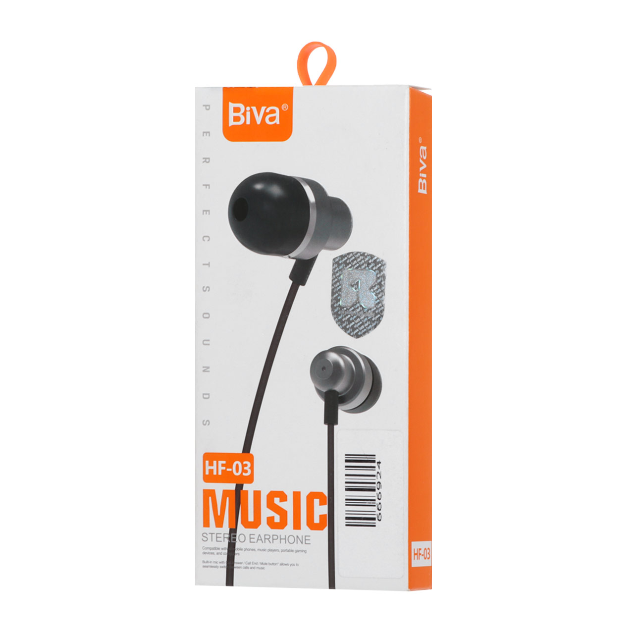 هندزفری باسیم Biva مدل HF-03 - مشکی - فروشگاه - پنل فروشگاهی eways