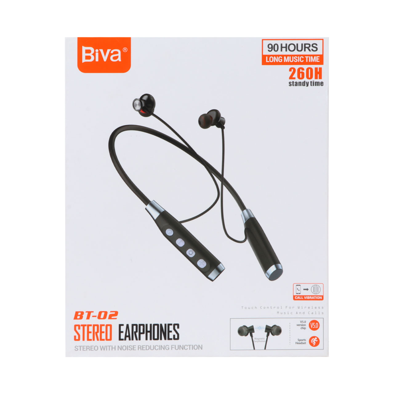 هندزفری گردنی Biva مدل BT-02 - مشکی (پک ناسالم) - فروشگاه - پنل فروشگاهی eways