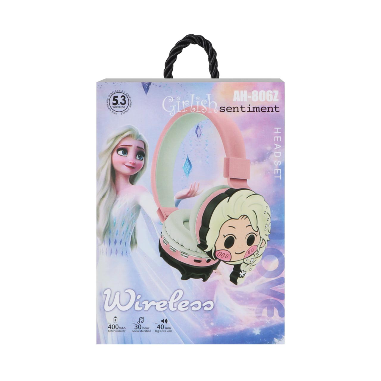 هدفون فانتزی بی سیم مدل AH-806Z - صورتی - MMS - فروشگاه - پنل فروشگاهی eways