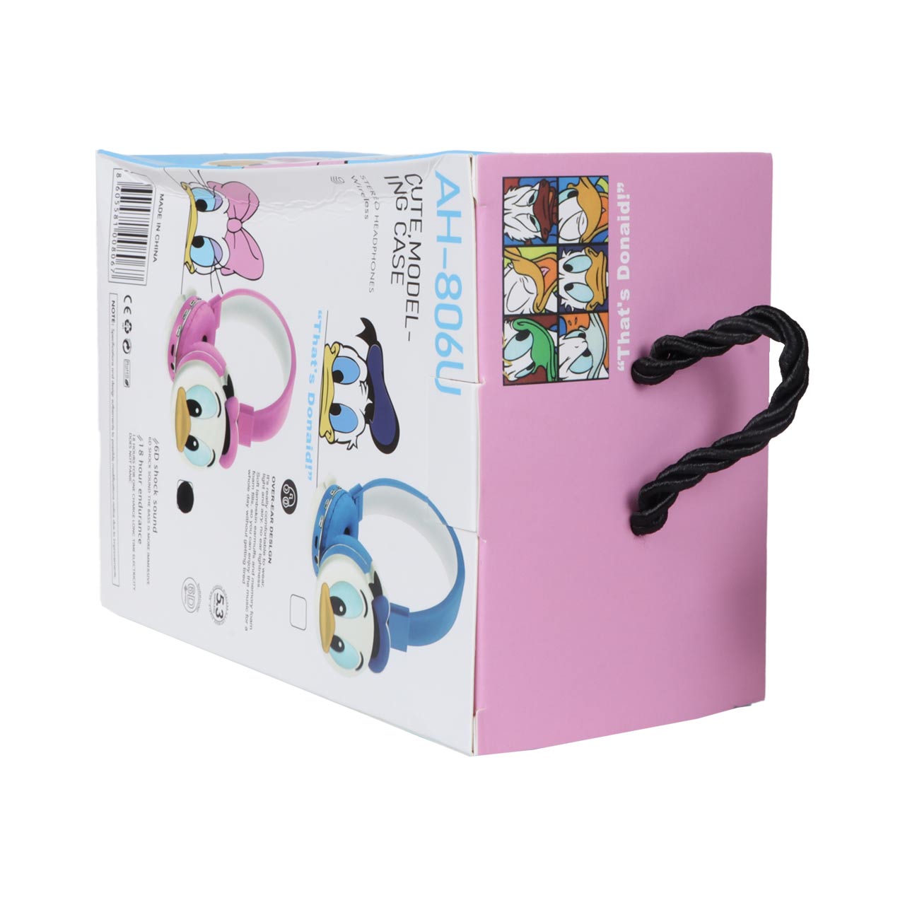 هدفون فانتزی بی سیم مدل AH-806U - صورتی - MMS (پک ناسالم) - فروشگاه - پنل فروشگاهی eways