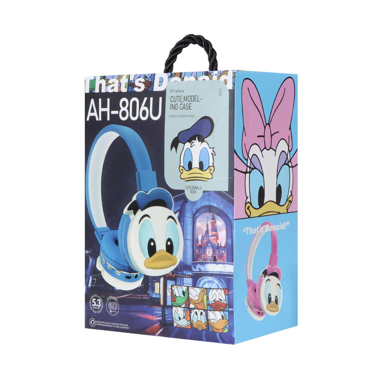 هدفون فانتزی بی سیم مدل AH-806U - صورتی - MMS (پک ناسالم) - فروشگاه - پنل فروشگاهی eways