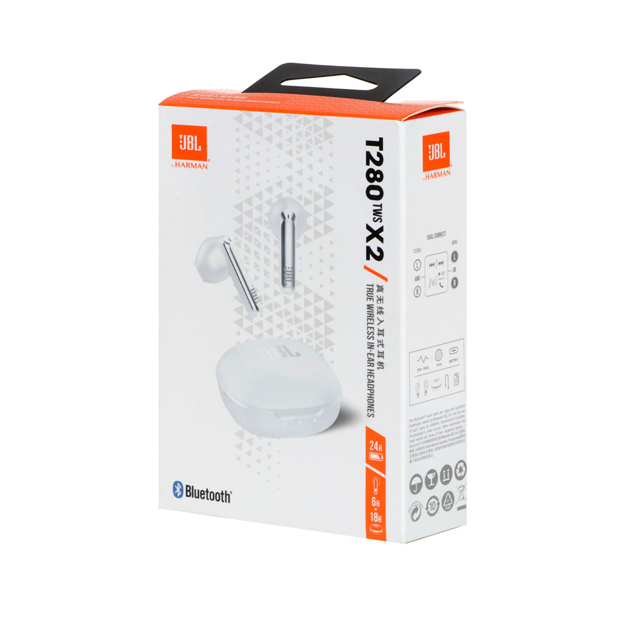 ایرفون بی سیم JBL مدل T280 TWS X2 - سفید - فروشگاه - پنل فروشگاهی eways