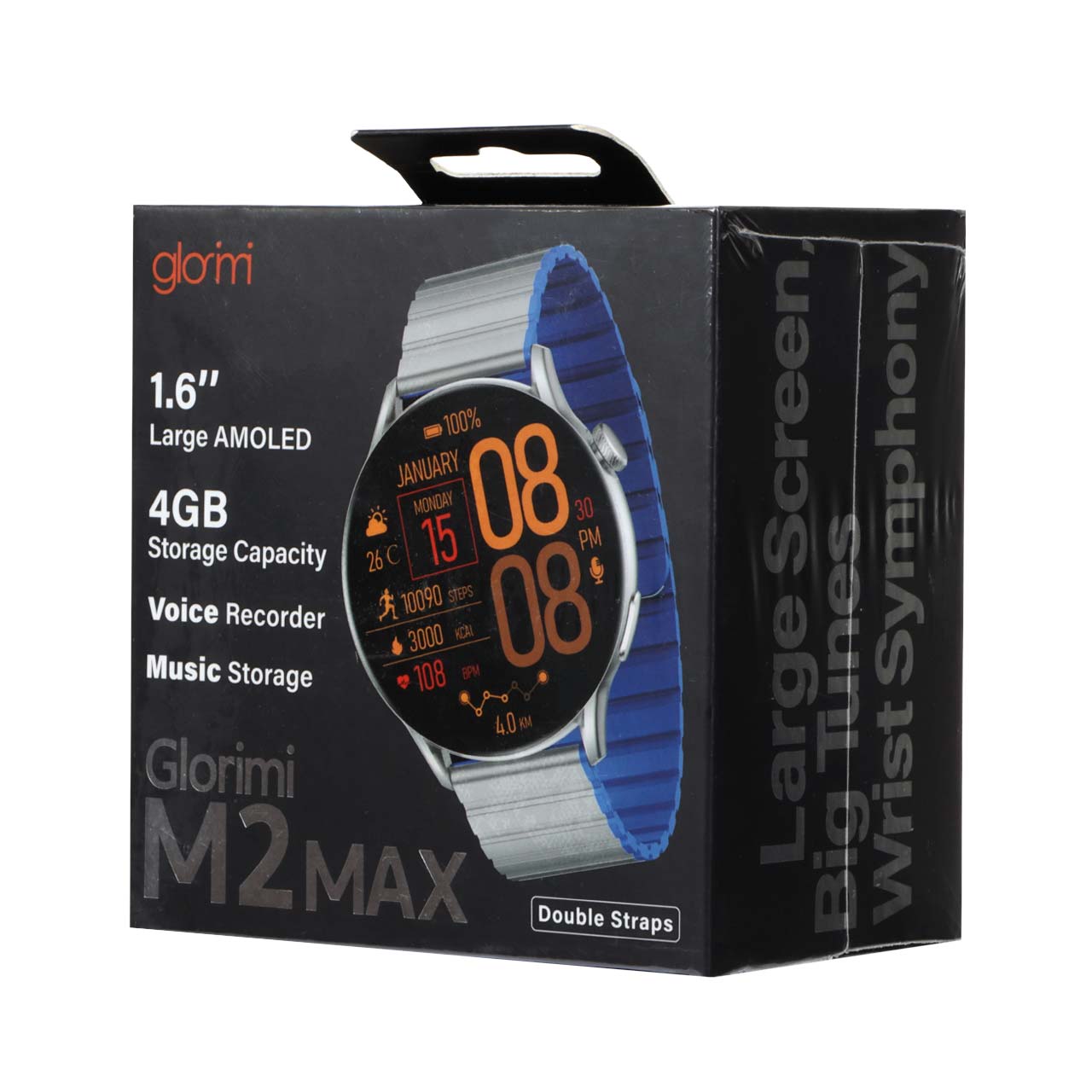 ساعت هوشمند Glorimi مدل M2 MAX - نقره ای آبی (گارانتی 18 ماهه شرکتی) - فروشگاه - پنل فروشگاهی eways