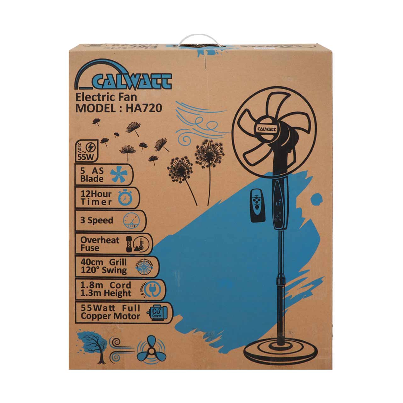 پنکه ایستاده Calwatt مدل HA720 (پک ناسالم) - فروشگاه - پنل فروشگاهی eways