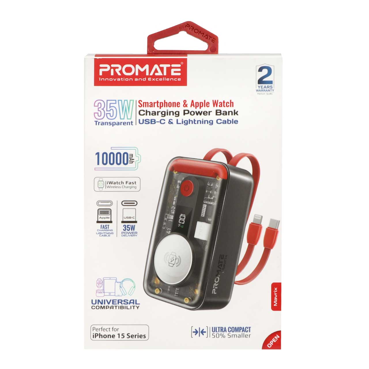 پاوربانک (PD و فست شارژ) Promate 35W 10000mAh مدل Mavrix - فروشگاه ...