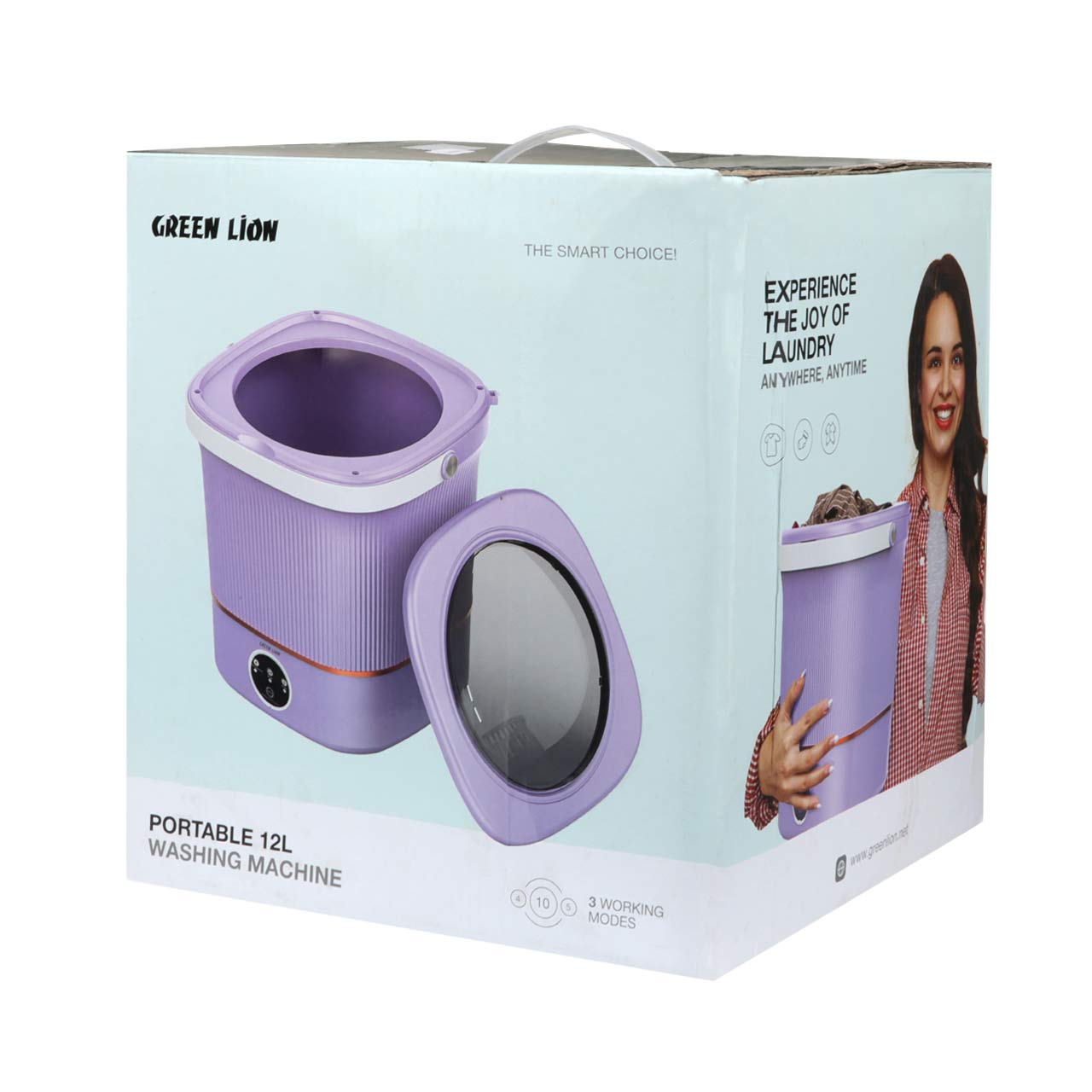 ماشین لباسشویی قابل حمل 12 لیتری Green Lion مدل GRM - Portable 12L ...
