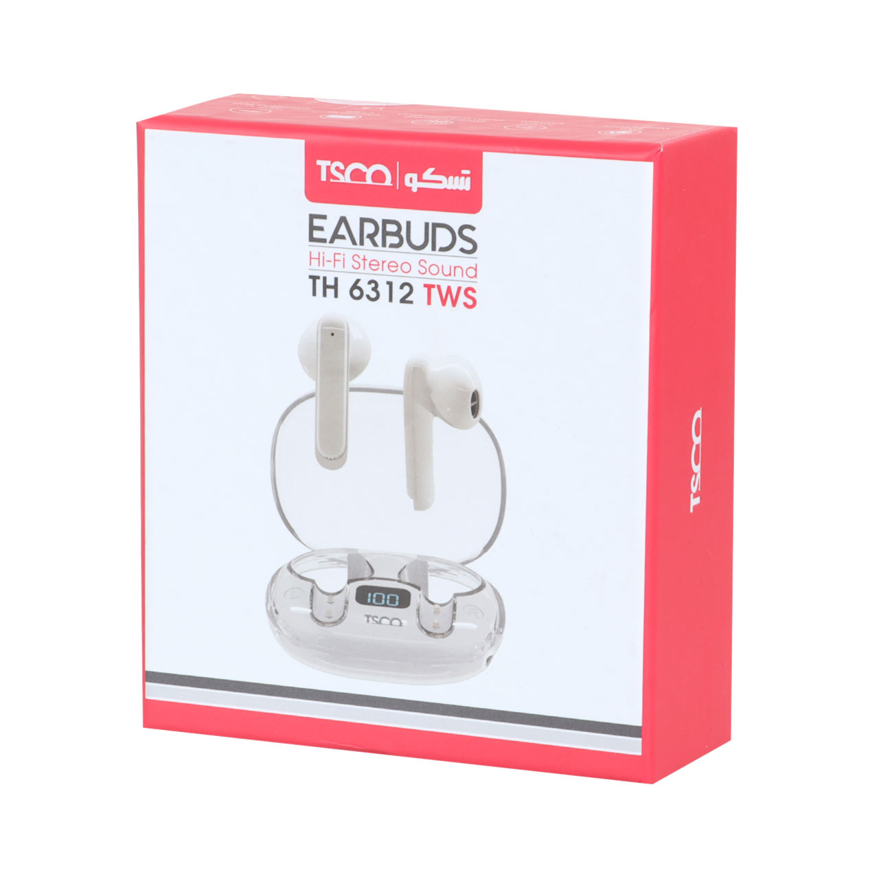 ایرفون بی سیم Tsco مدل TH 6312 TWS - مشکی - فروشگاه - پنل فروشگاهی eways