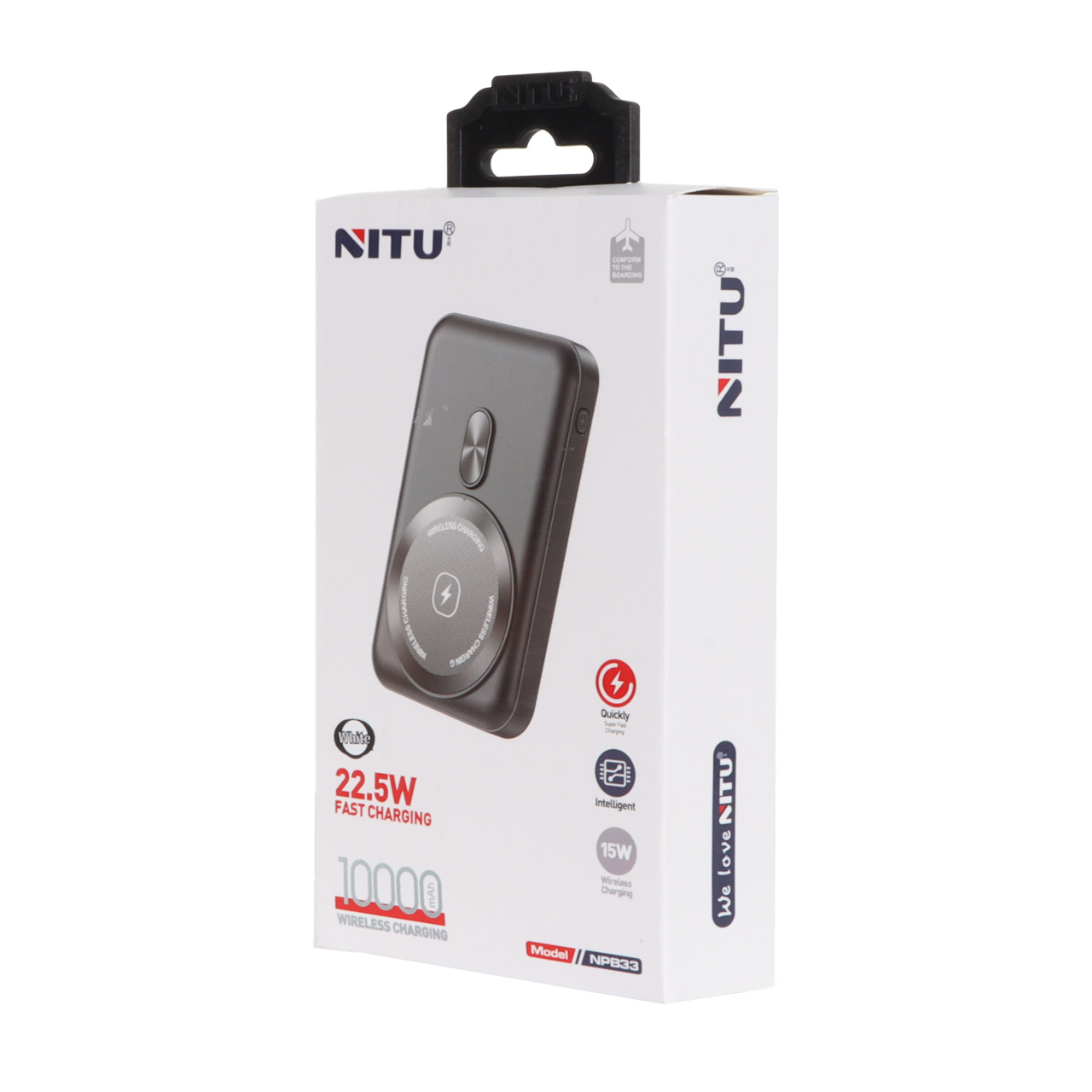 پاوربانک (فست شارژ) Nitu 22.5W 10000mAh مدل NPB33 - مشکی - فروشگاه - پنل فروشگاهی eways