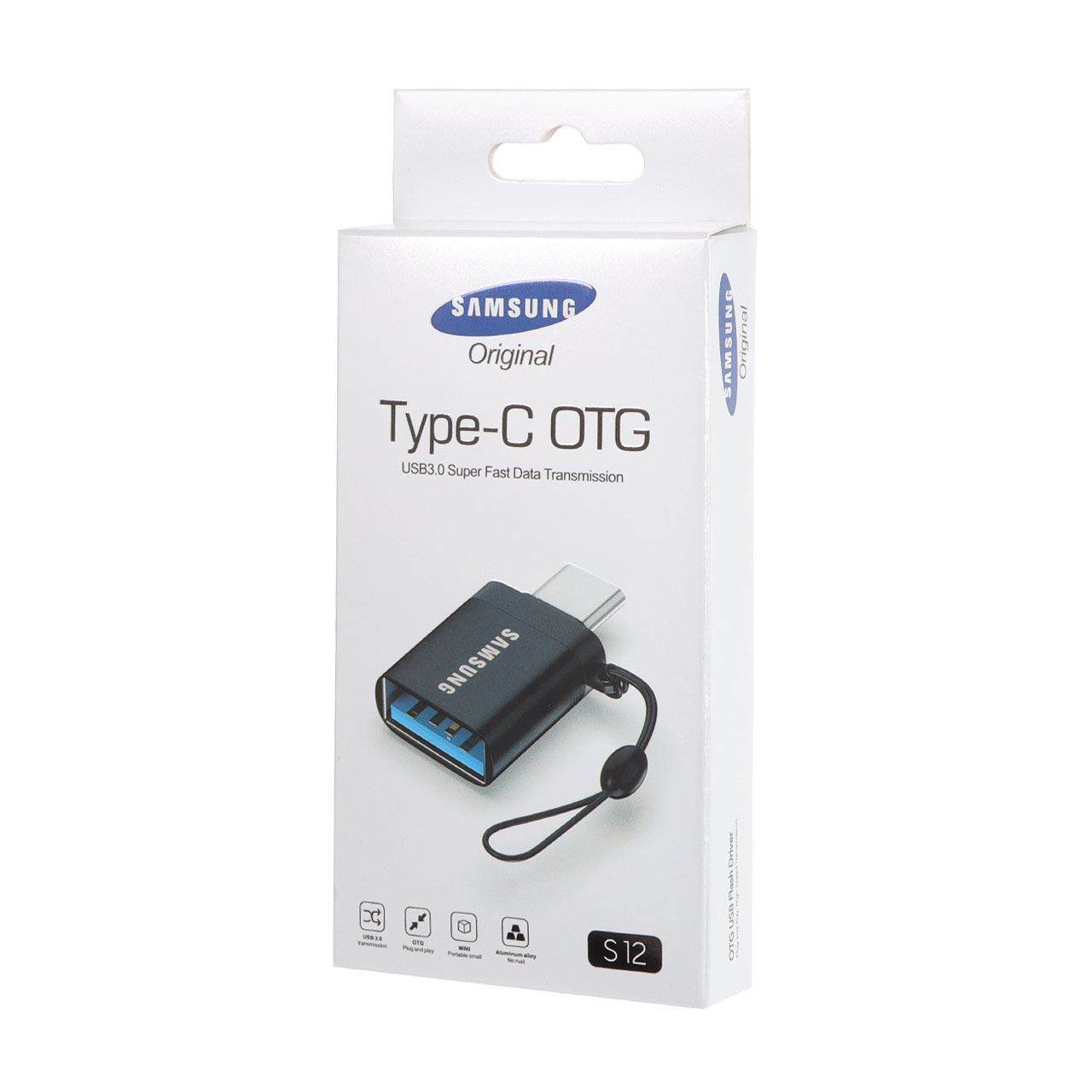 تبدیل Samsung OTG Type-C TO USB مدل S12 - مشکی - فروشگاه - پنل فروشگاهی eways