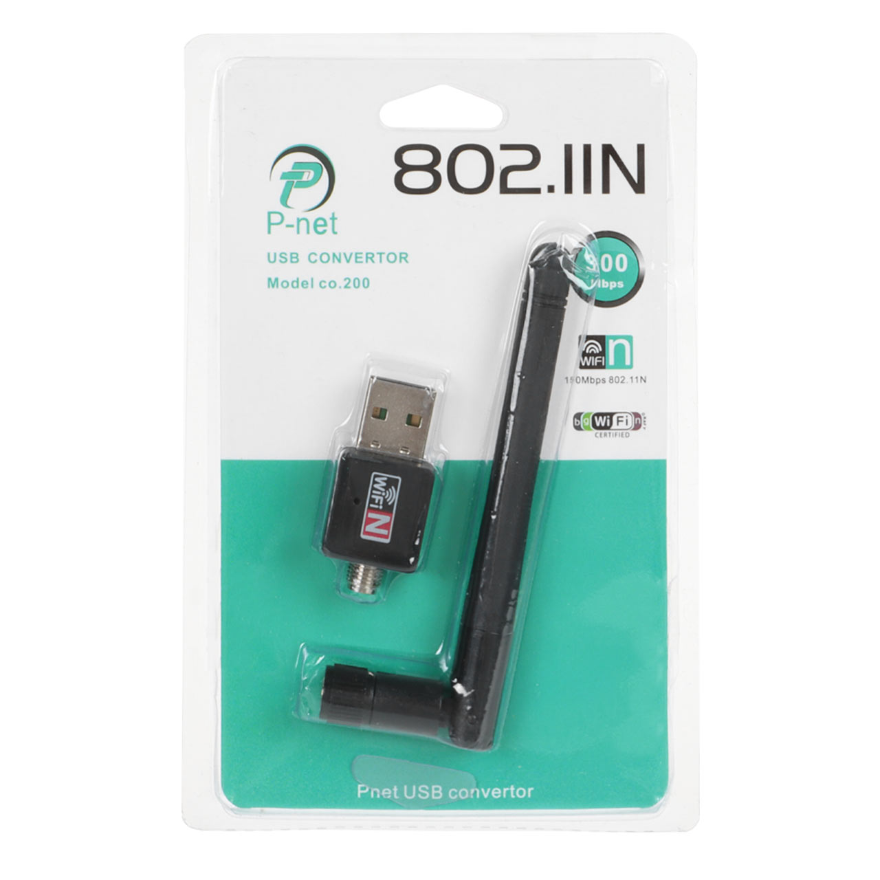 کارت شبکه P-net USB 2.0 آنتن دار 802IIN مدل RYL - CO.200 - فروشگاه - پنل فروشگاهی eways
