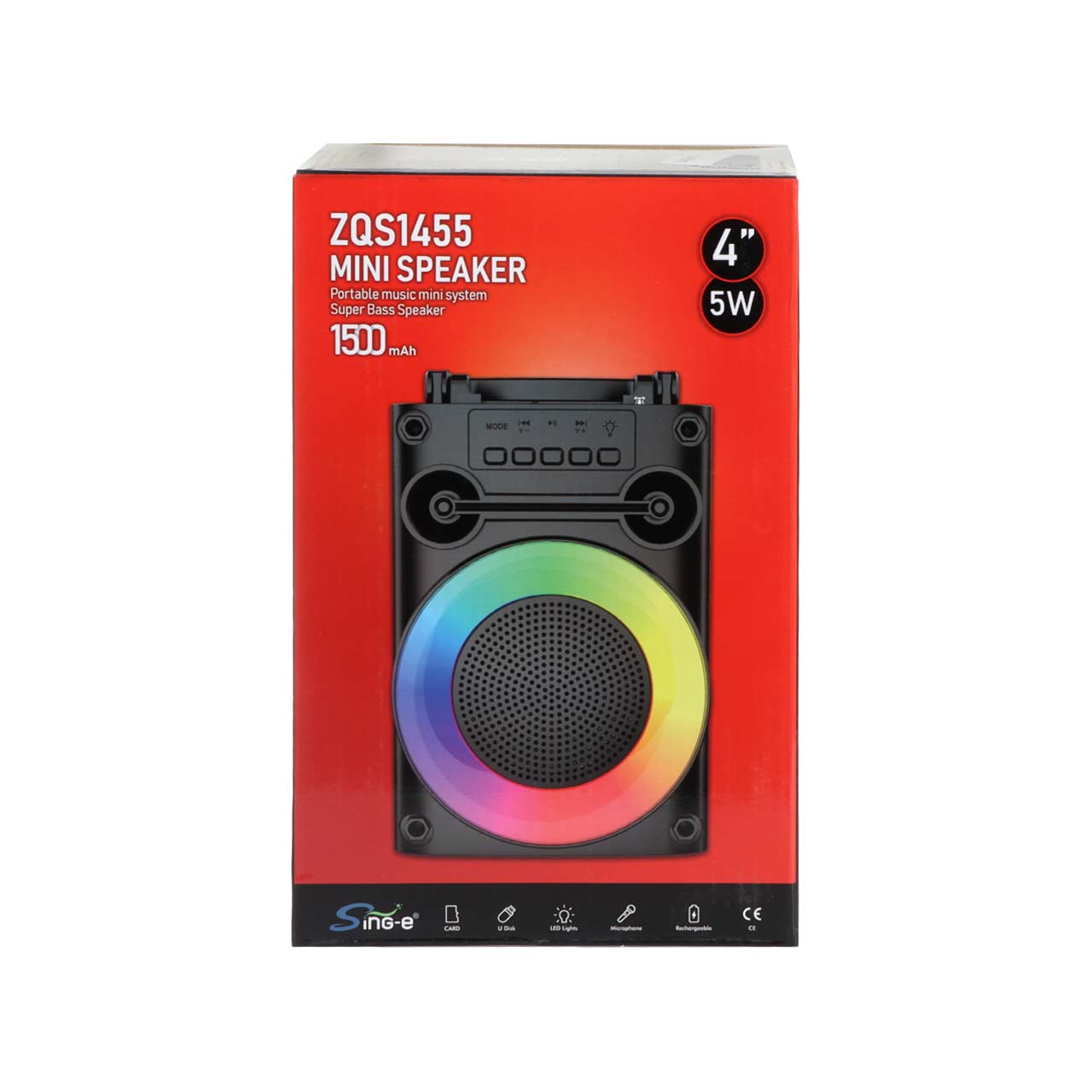 اسپیکر بی سیم SinG-e مدل ZQS 1453 - مشکی - فروشگاه - پنل فروشگاهی eways