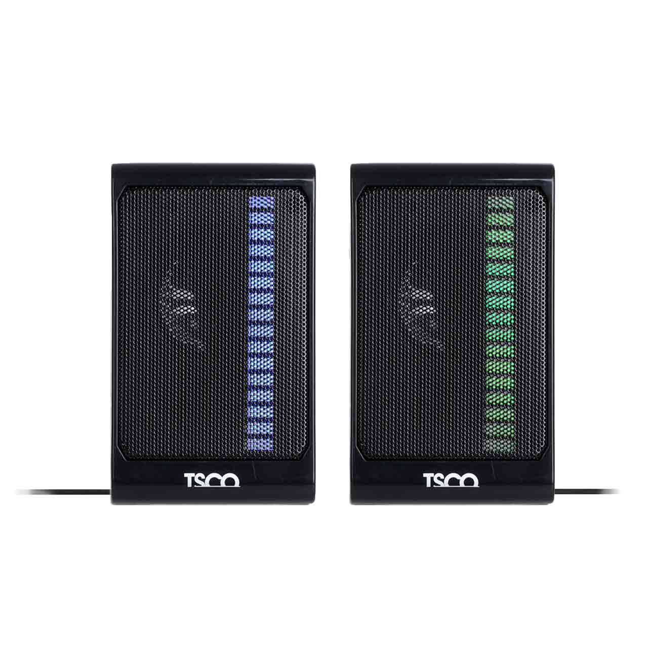 اسپیکر رومیزی (دسکتاپ) دو تکه TSCO مدل TS 2057 - مشکی - فروشگاه - پنل فروشگاهی eways