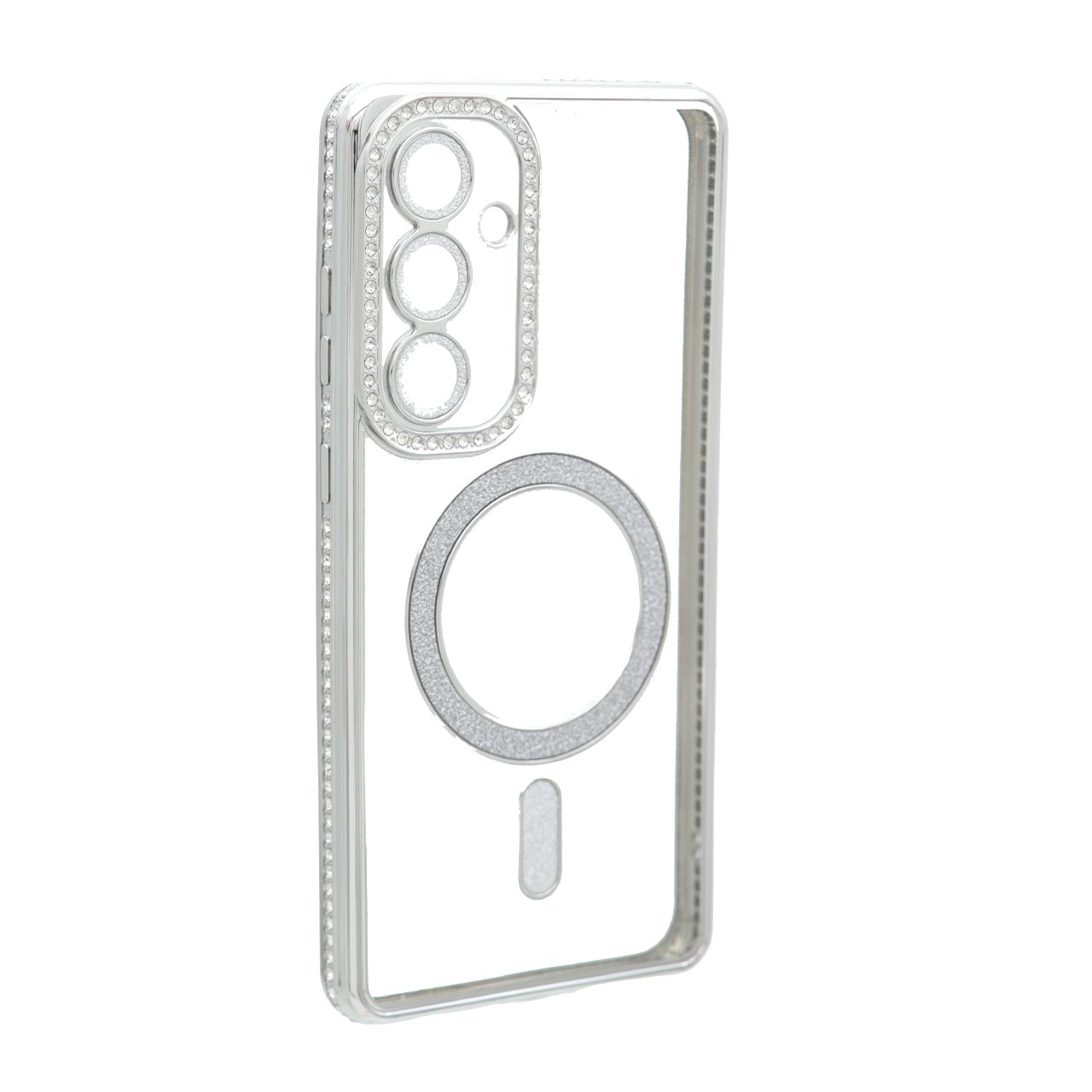 قاب نیوالکتروپلیتینگ محافظ لنز گلس نگین دار Samsung Galaxy S24 FE ...