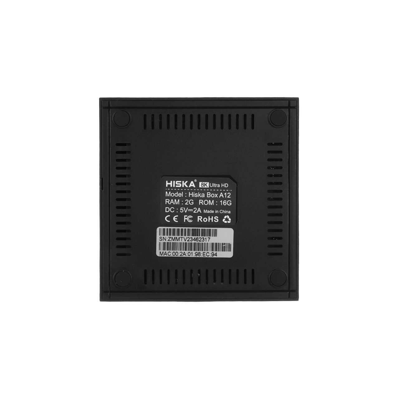 اندروید باکس HISKA مدل HISKA BOX A12 - مشکی - فروشگاه - پنل فروشگاهی eways