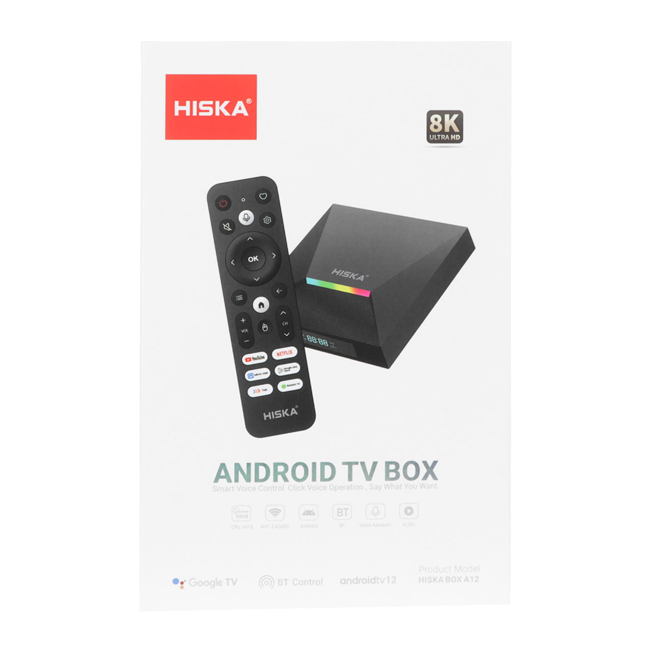 اندروید باکس HISKA مدل HISKA BOX A12 - مشکی - فروشگاه - پنل فروشگاهی eways