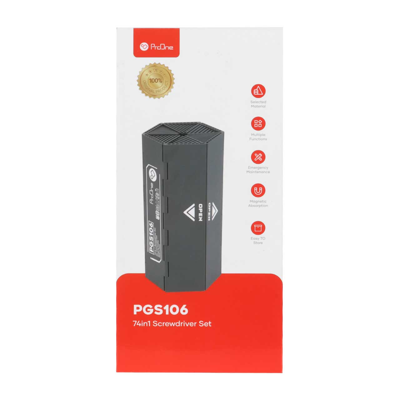 ست پیچ گوشتی ProOne مدل PGS106 - فروشگاه - پنل فروشگاهی eways