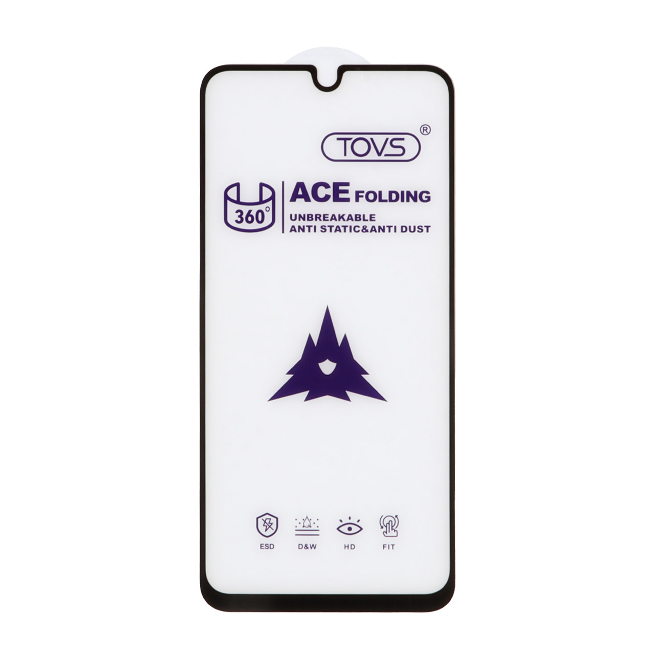 محافظ صفحه نمایش شیشه ای Full Cover ACE - 360 Anti Static مدل Samsung ...