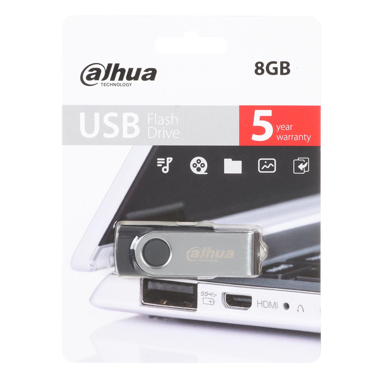 Dahua U116 USB2.0 Flash Memory - 8GB (گارانتی سورین) نقره ای - فروشگاه ...