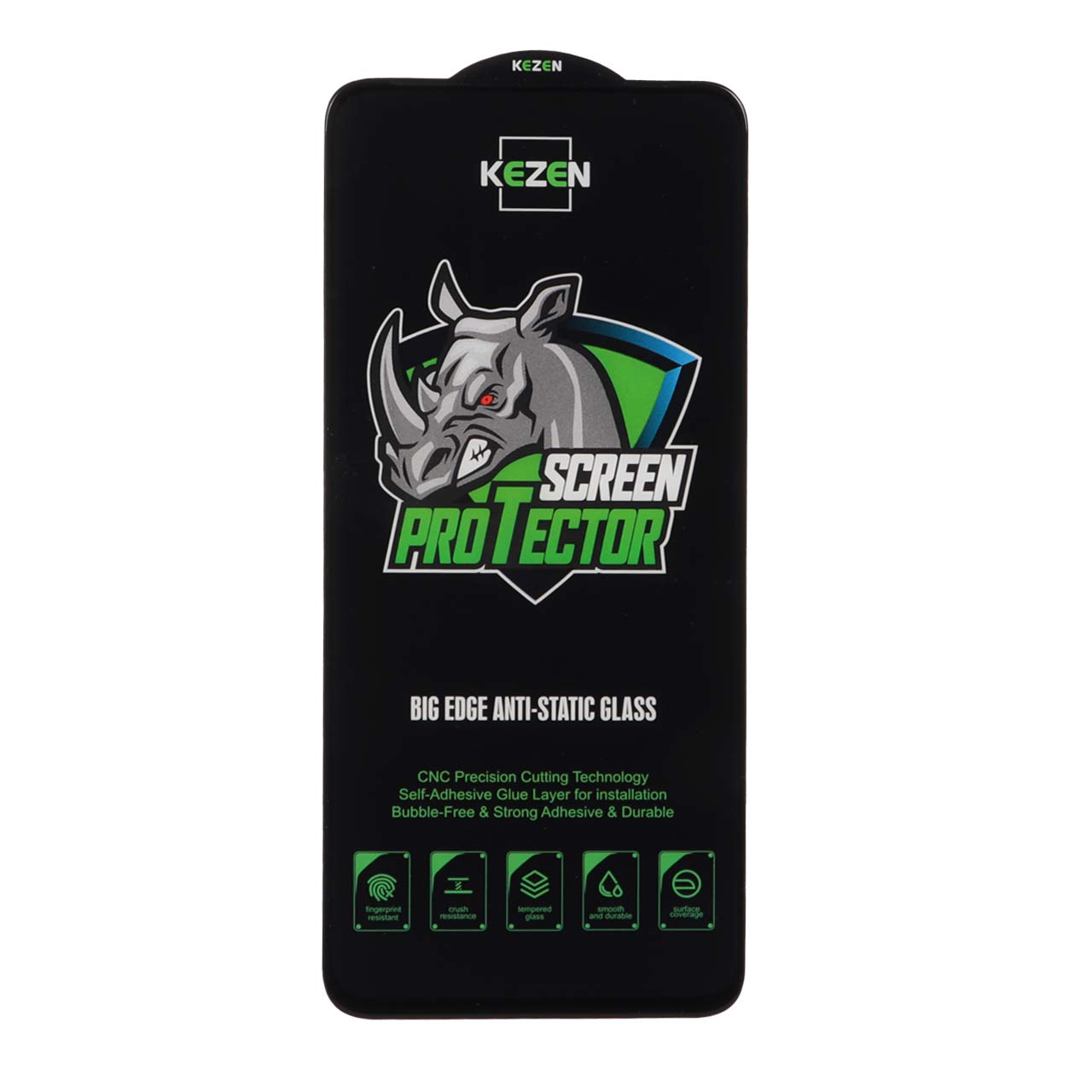 محافظ صفحه نمایش شیشه ای Full Cover Kezen Anti Static Big Edge مدل ...