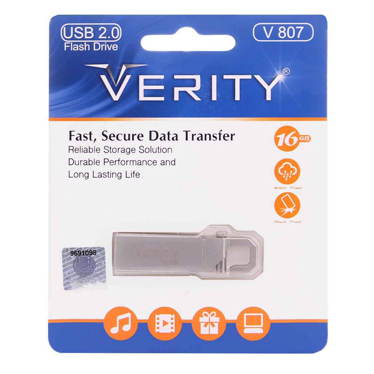 Verity V807 USB2.0 Flash Memory-16GB(گارانتی آسان سرویس) - فروشگاه - پنل فروشگاهی eways
