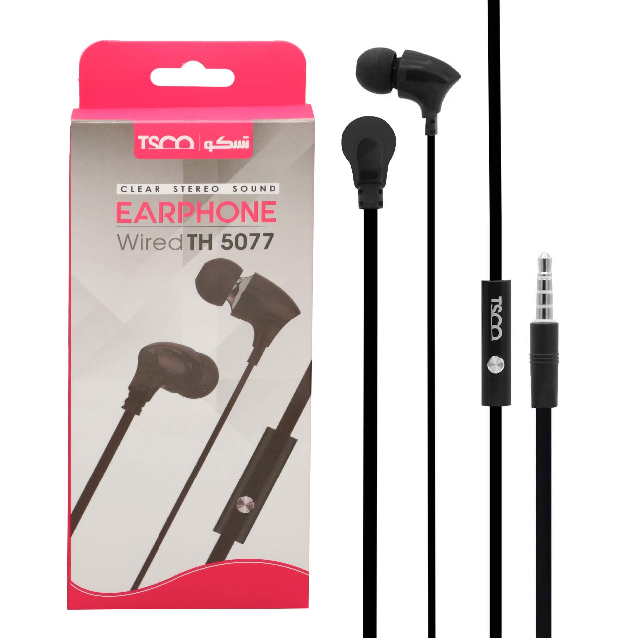 هندزفری با سیم تسکو TH 5077 - مشکی - فروشگاه - پنل فروشگاهی eways