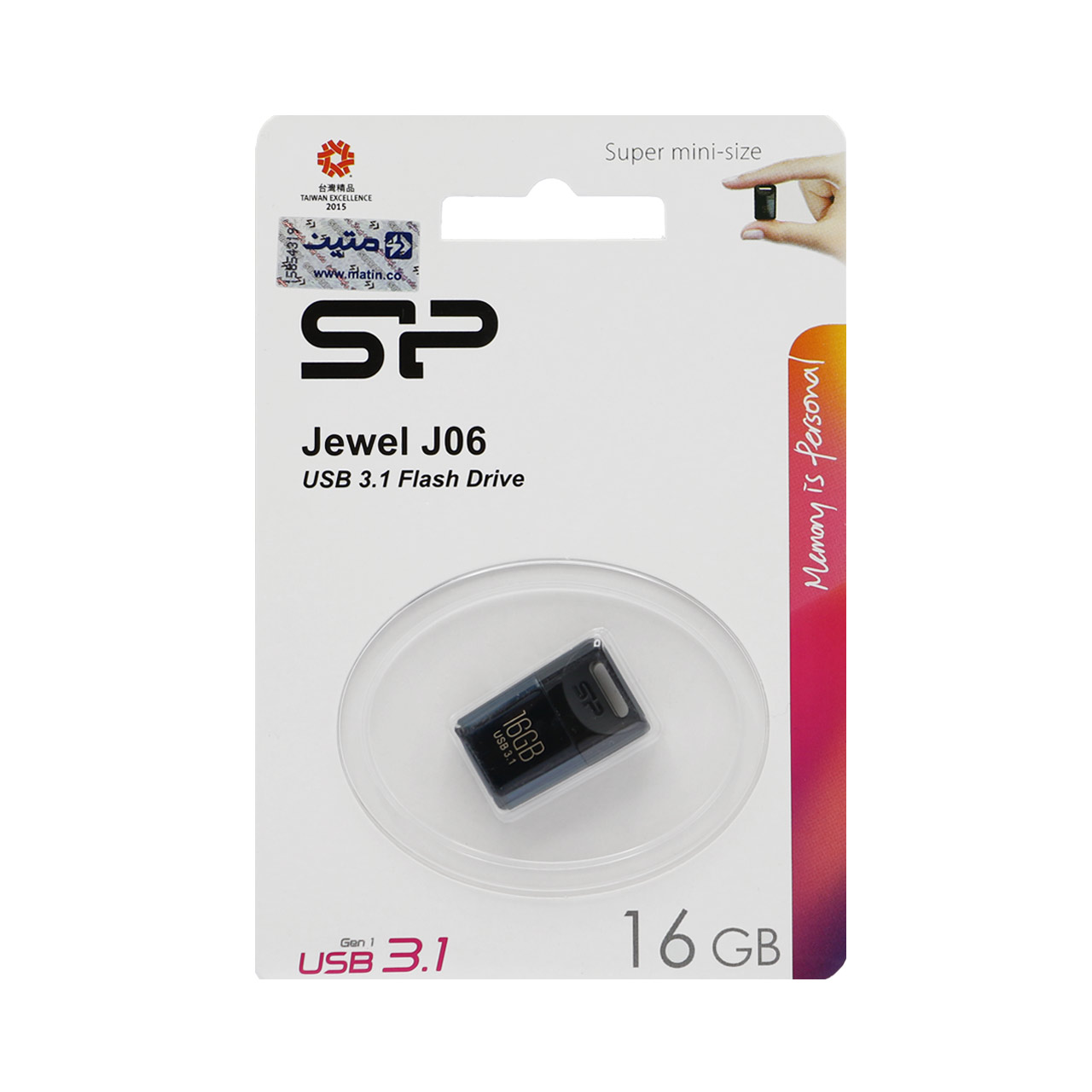 Silicon Power JEWEL J06 USB3.1 Flash Memory-16GB (گارانتی متین) مشکی - فروشگاه - پنل فروشگاهی eways