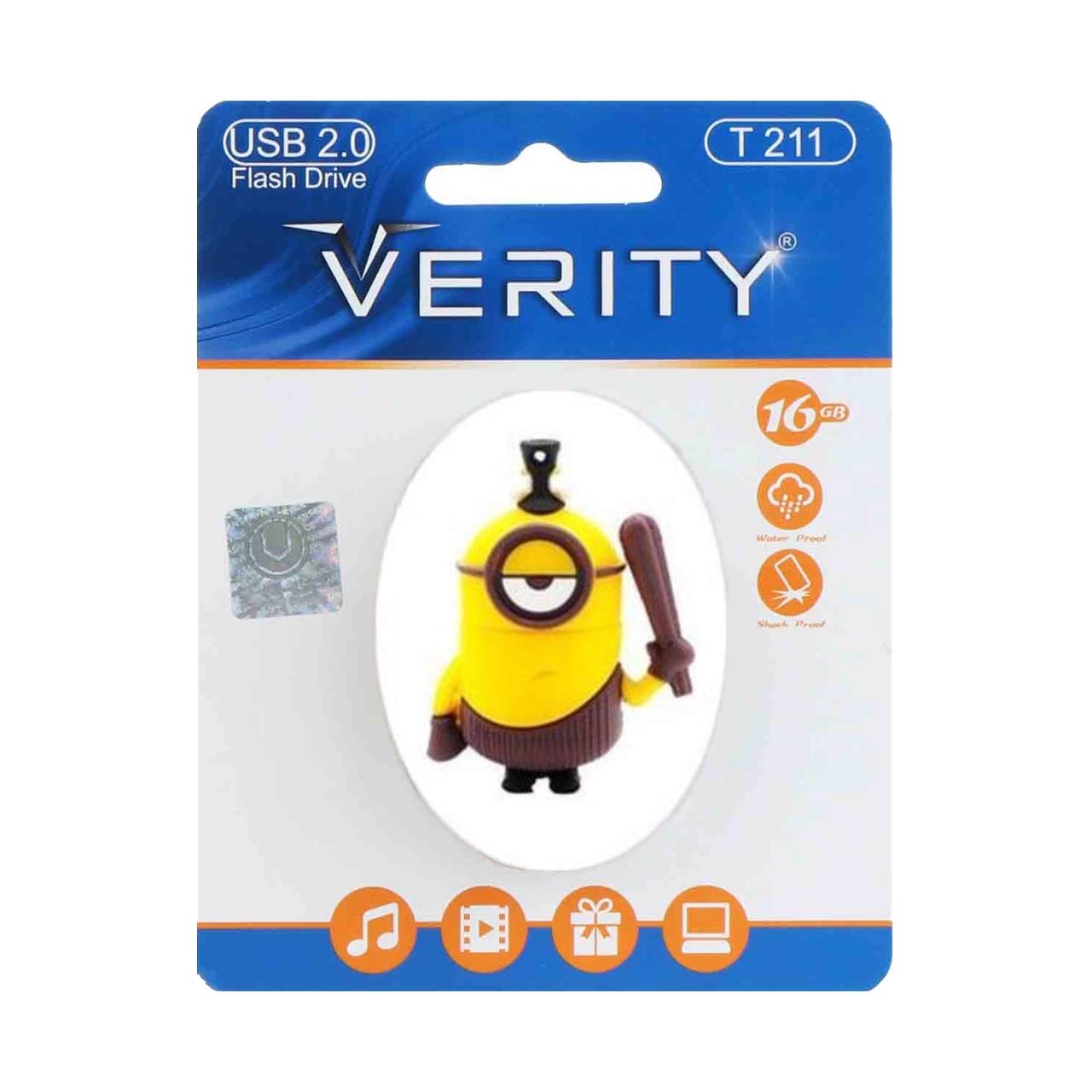 Verity T211 USB2.0 Flash Memory-16GB-(گارانتی آسان سرویس) عروسکی - فروشگاه - پنل فروشگاهی eways