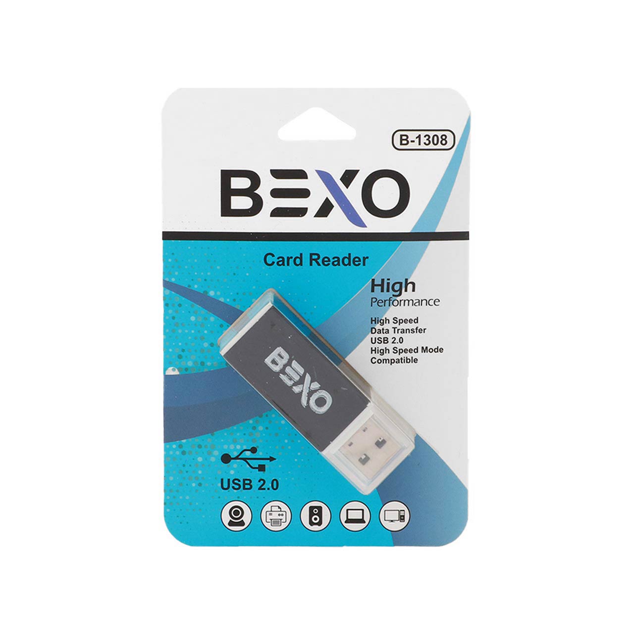 رم ریدر همه کاره BEXO USB2.0 مدل B-1308-مشکی - فروشگاه - پنل فروشگاهی eways