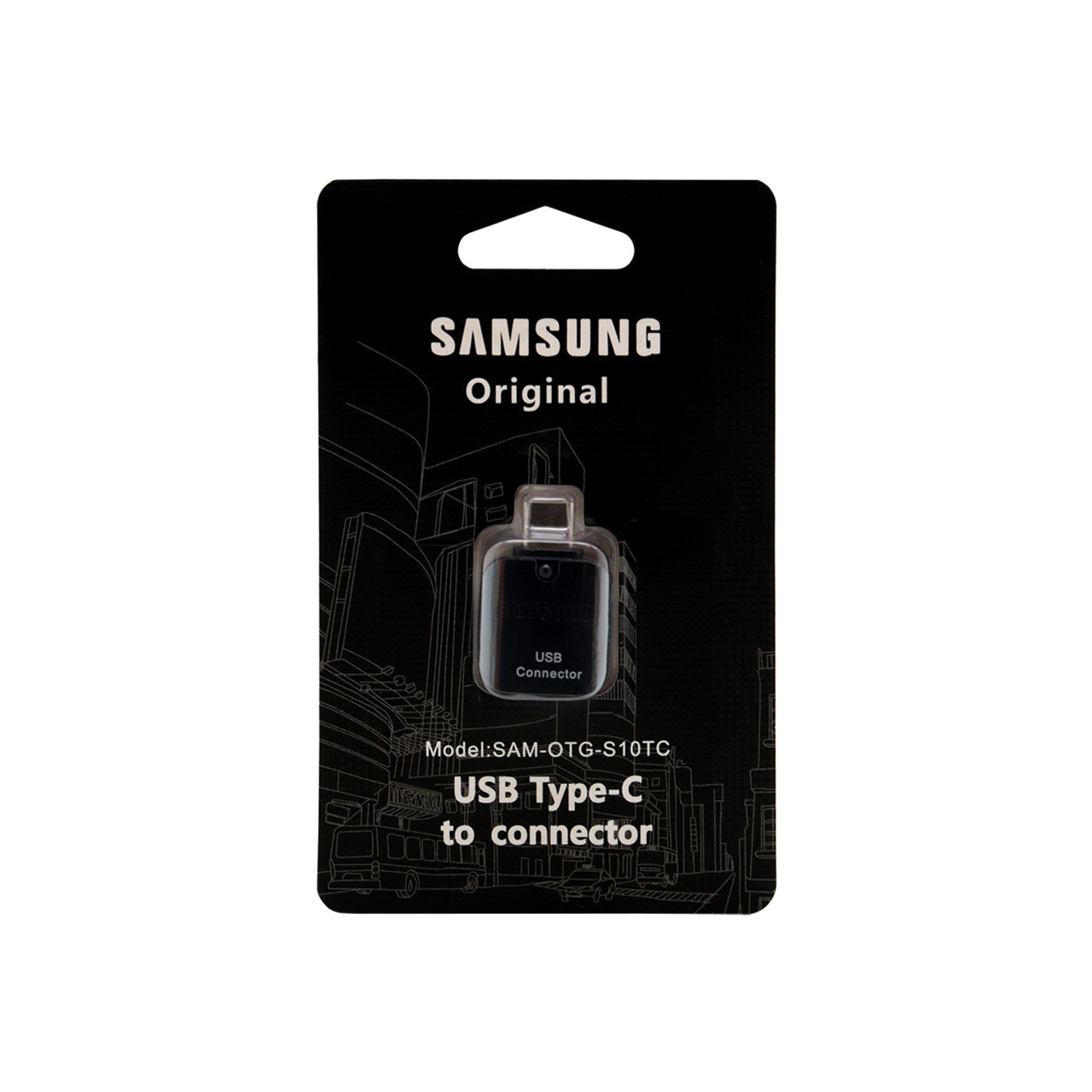تبدیل OTG Type-C سامسونگ مدل S10TC پک دار-مشکی - فروشگاه - پنل فروشگاهی eways