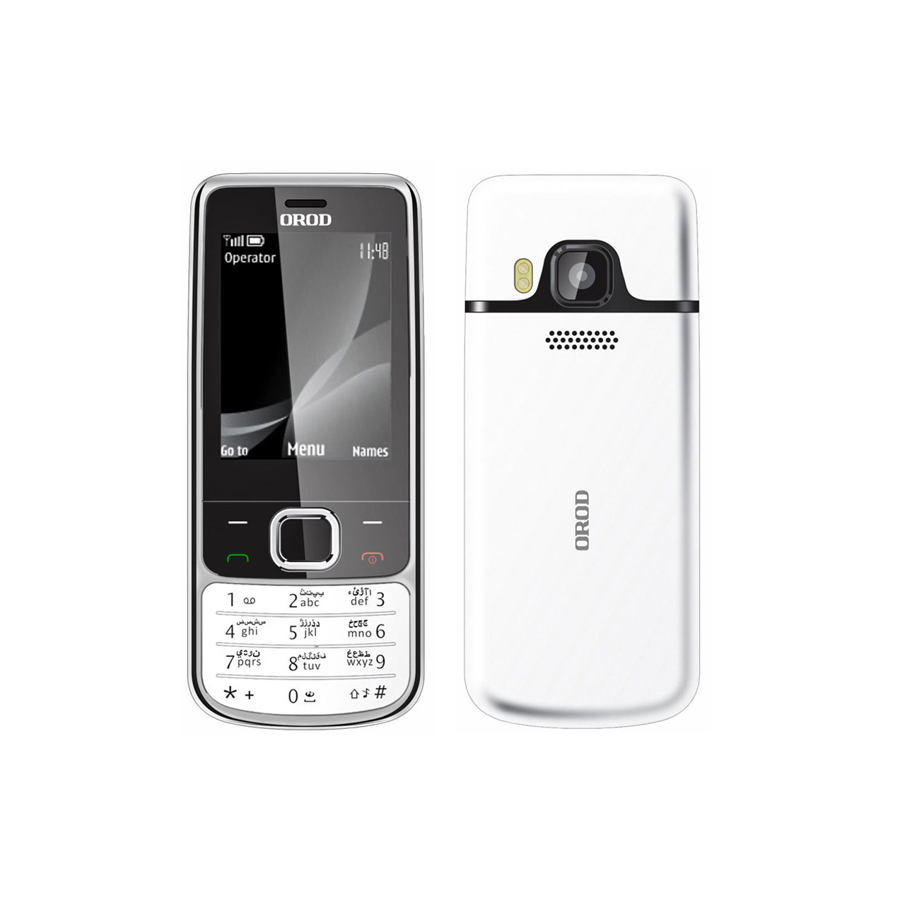 گوشی موبایل OROD مدل 6700 دو سیم کارت-سفید - فروشگاه - پنل فروشگاهی eways