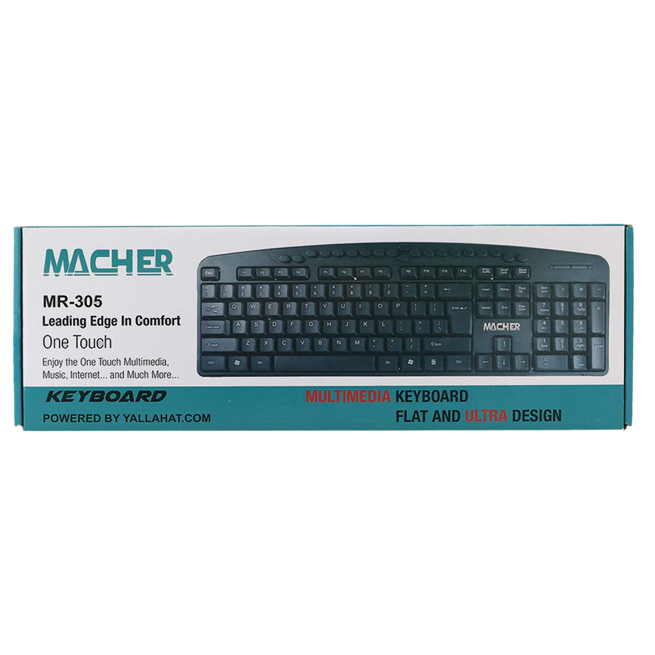 کیبورد باسیم Macher مدل MR-305 - مشکی - فروشگاه - پنل فروشگاهی eways